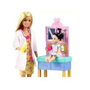 Barbie | Toys | Career Barbie Pediatrician Doctor Doll And Toddler Exam ...